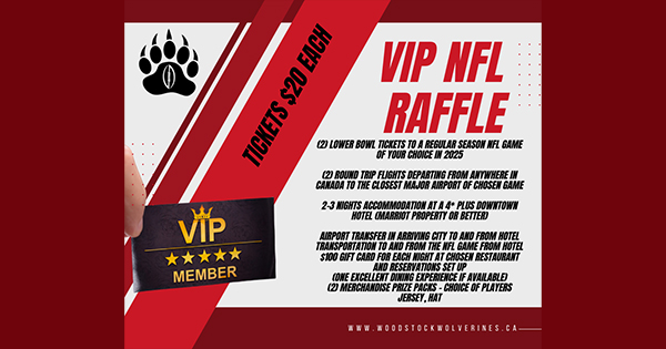 Order tickets for the VIP NFL RAFFLE | Raffle Nexus